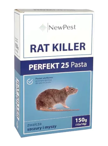 Rat Killer Perfekt 25 Pasta 150g Trutka na szczury - Hurtownia Chemi