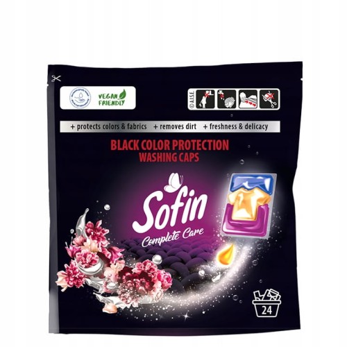 Sofin Kapsułki do Prania Czarnego 24 szt. - Hurtownia Chemi